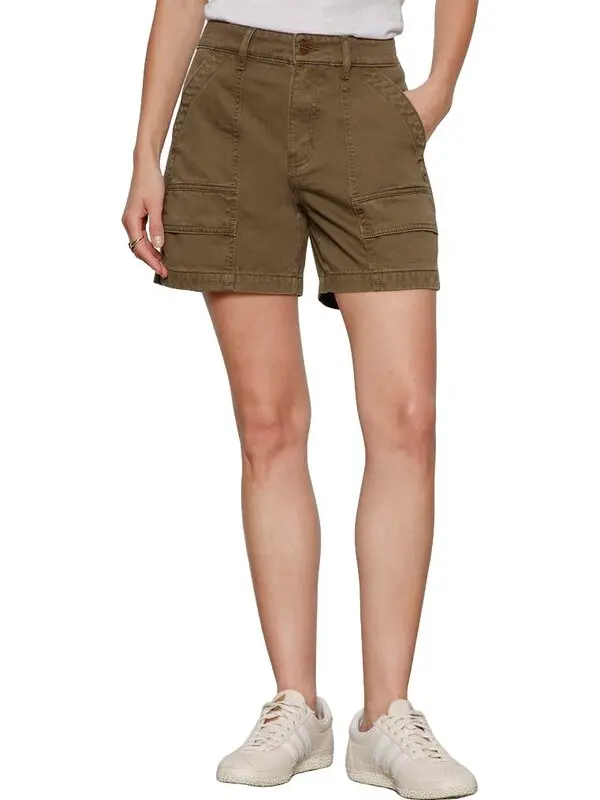 Sanctuary Boyfriend Utility Shorts - Burnt Olive Green