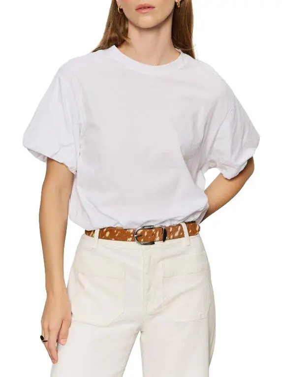Sanctuary Pleated Bubble Top - White