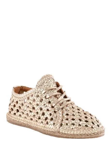 Seychelles Gemini Woven Espadrille - Gold