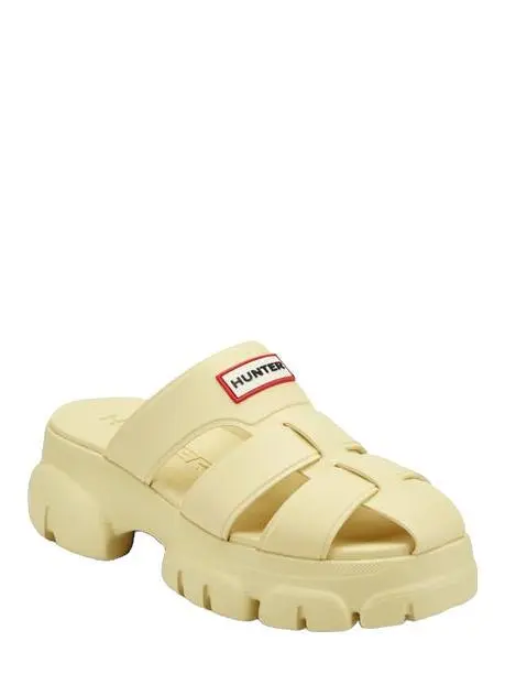Hunter Lug Sole Slip-on Shoes - Yellow