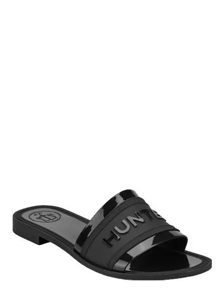 Hunter Marina Slide Sandal - Black 001