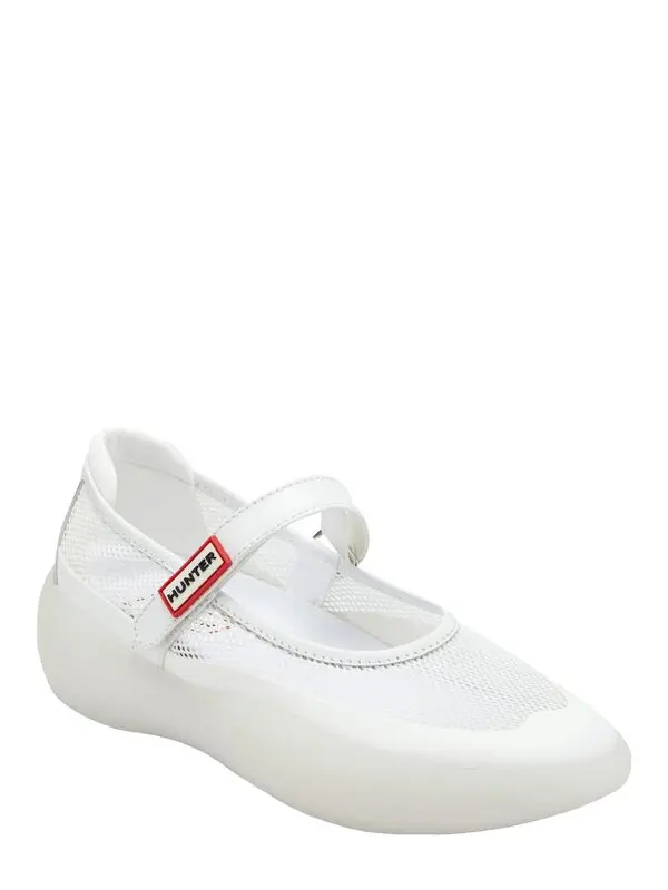 Hunter Mire Mary Jane Sneaker - White