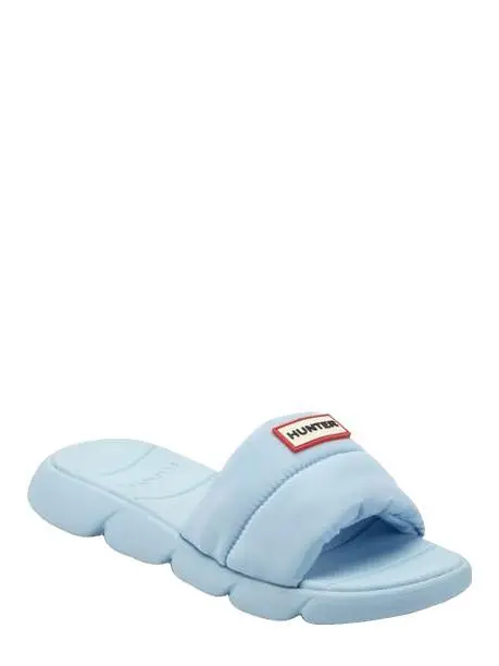 Hunter Coast Water Resistant Slide Sandal - Light Blue 450
