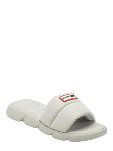 Hunter Coast Water Resistant Slide Sandal - Light Gray 050
