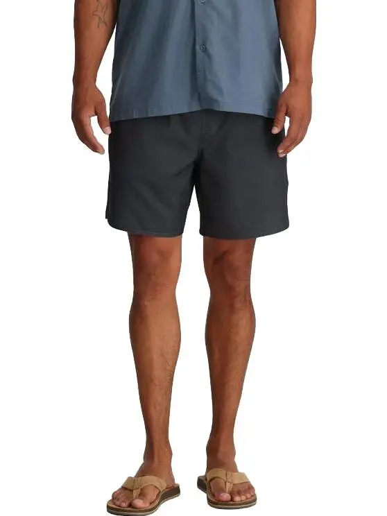 FREE FLY Lined Hybrid Shorts - Anthracite