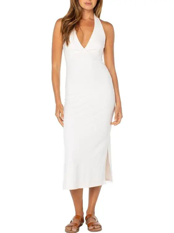 Roxy Stretch Cotton Midi Dress - Dew