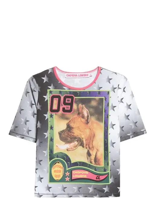 CHOPOVA LOWENA Deptford Dogs Graphic T-shirt - Black Multi