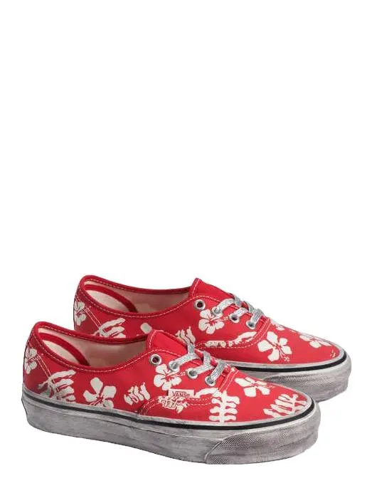 VANS Authentic Lace-up Sneakers - Red