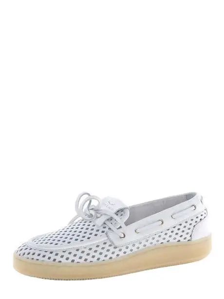 VOILE BLANCHE Olivia Wind Boat Shoe - White