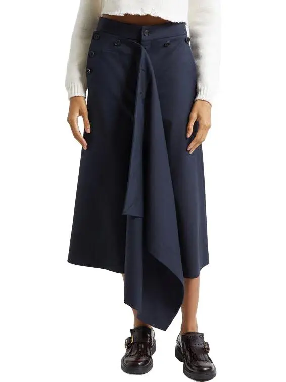 Monse Cropped Sailor Pants - Midnight