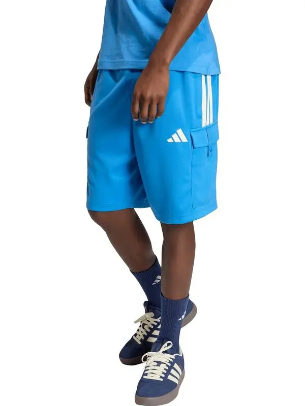 Adidas Tiro Recycled Polyester Cargo Shorts - Ray Blue/off White/