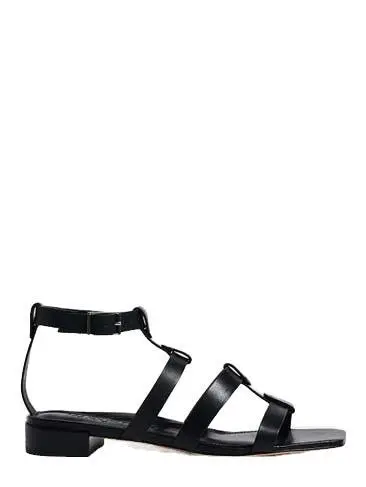 Marion Parke Nappa Gladiator Sandals - Black