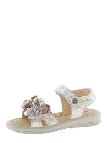 NATURINO Brahma Appliqué Sandal - White