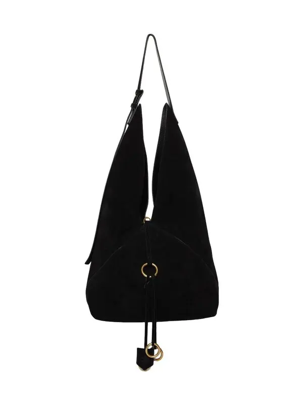 Walter Baker Reese Hobo Handbag - Black Suede