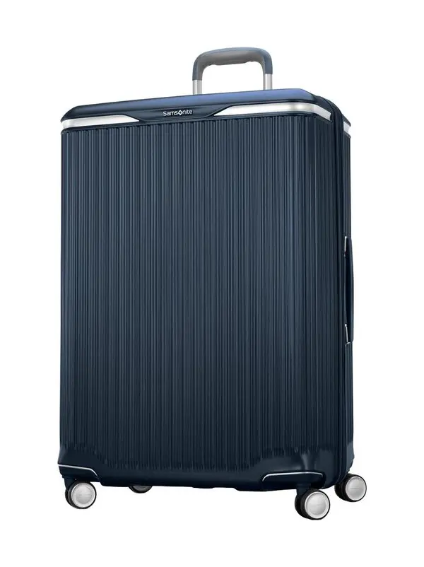 SAMSONITE Silhouette 18 Hardside Expandable 30" Checked Spinner - Deep Navy