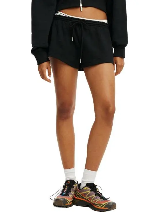 Cotton:on Active Fleece Micro Short - Black