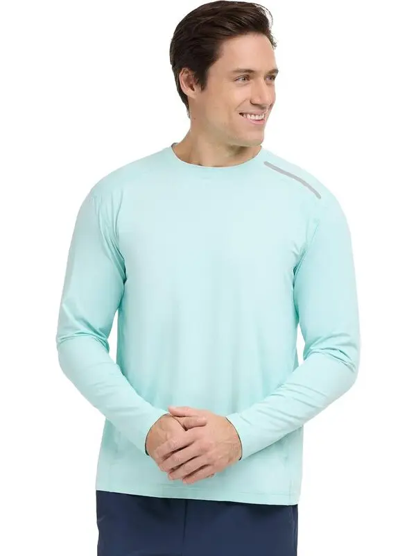 BLOQUV Long Sleeve Upf 50+ Sun Protection Shirt - Mint