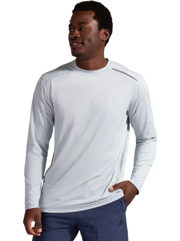 BLOQUV Long Sleeve Upf 50+ Sun Protection Shirt - Soft Gray