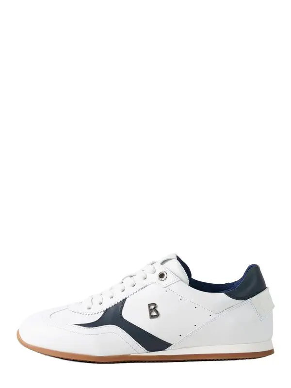 Bogner Monza Leather Sneakers - White/navy Blue