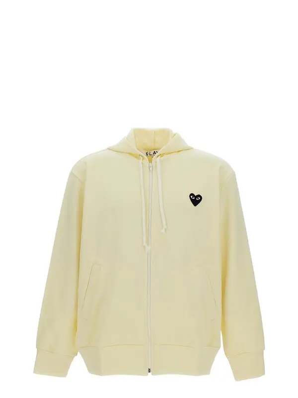Play Comme Des Garcon Hoodie - White