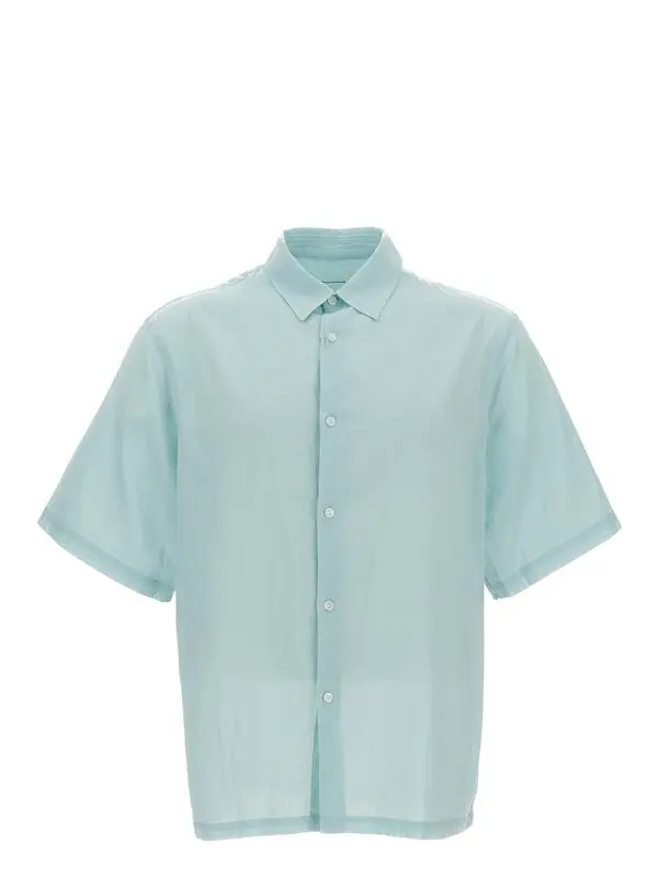KAPTAIN SUNSHINE Plain Short-sleeve Shirt - Sky Blue