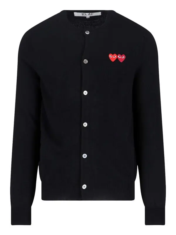 Play Comme Des Garcon Cardigan - Black