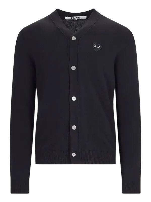 Play Comme Des Garcon Cardigan - Black