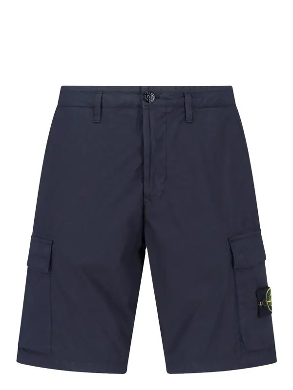 Stone Island Cargo Shorts - Blue
