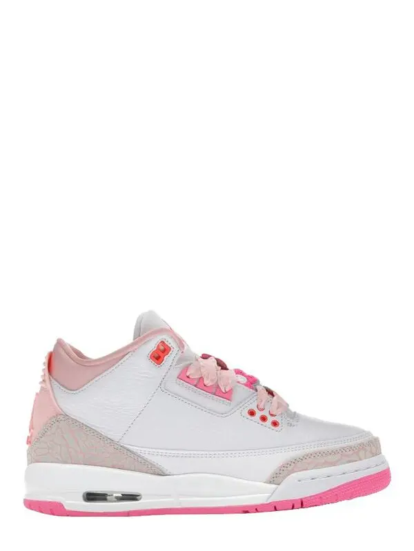 JORDAN 3 Retro Spring Flowers Sneakers - Pearl Pink/hyper Orange/pink Bloom