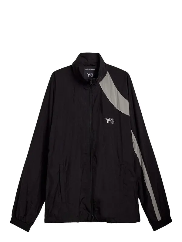 ADIDAS Y-3 Water-repellent Nylon Jacket With Logo - Black