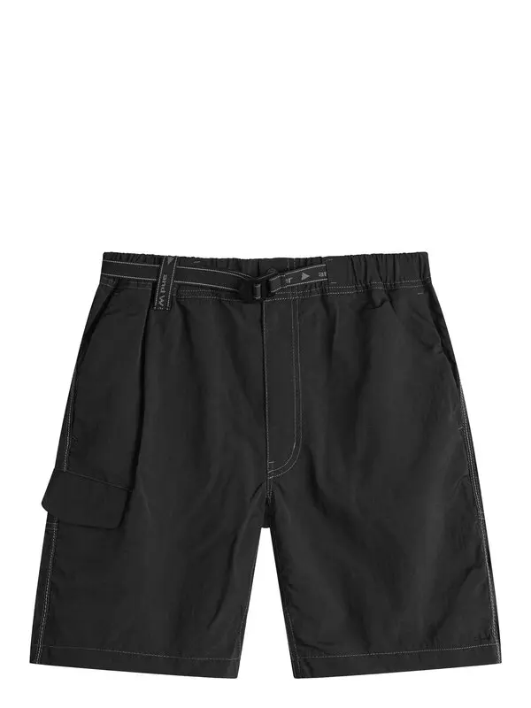 AND WANDER Ny Taffeta Hiker Shorts - Black
