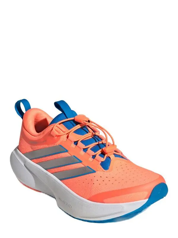 Adidas Adaptive Running Shoes - Lucid Orange / Silver Metallic / Bright Blue