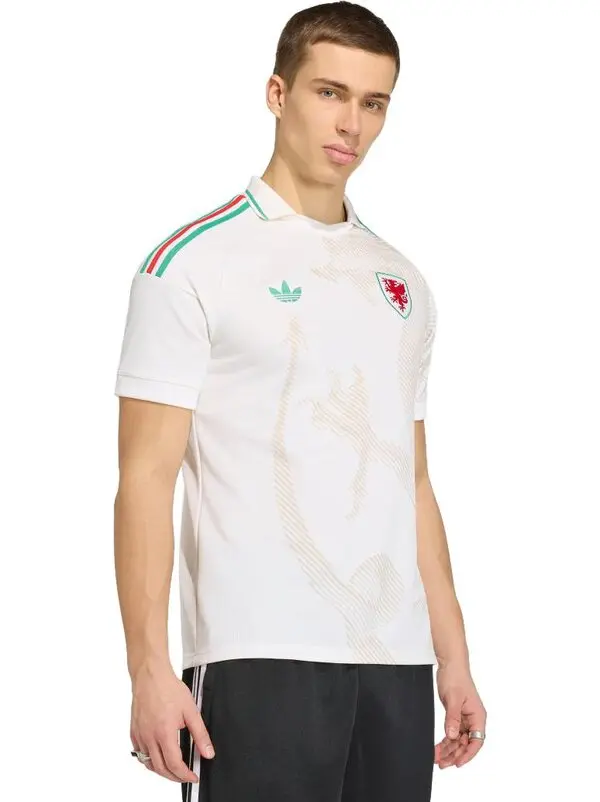 Adidas Wales 26 Away Jersey - Chalk White