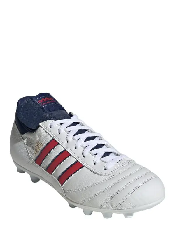 Adidas Copa Mundial Soccer Shoes - Cloud White / Pure Ruby / Dark Blue