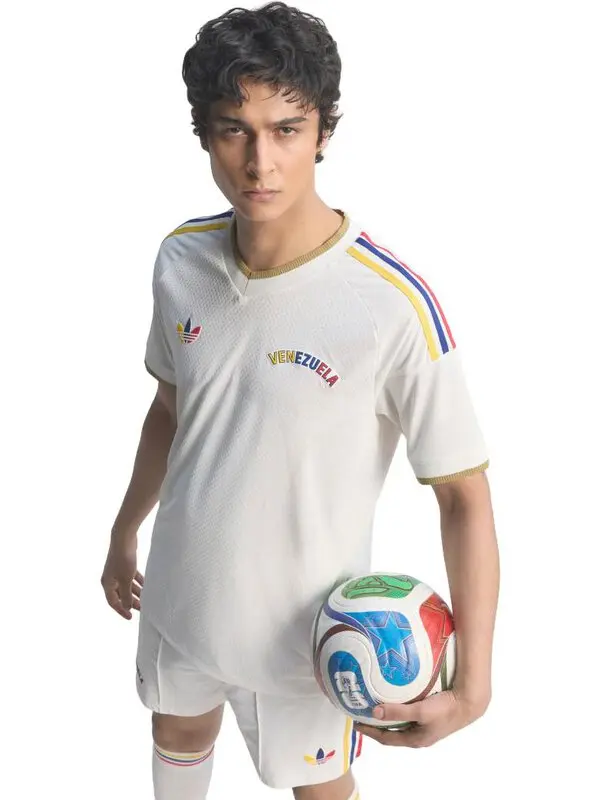 Adidas Venezuela 26 Away Authentic Jersey - Cloud White