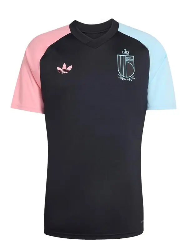 Adidas Belgium 26 Away Pre-match Jersey Black - Black / Super Pop / Frozen Blue