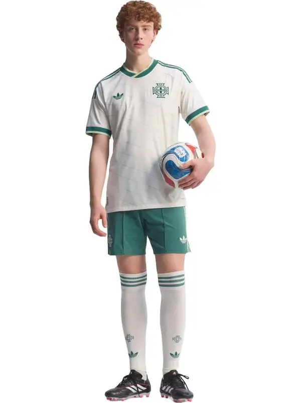 Adidas Northern Ireland 26 Away Authentic Jersey Cloud White - Cloud White / Tech Forest