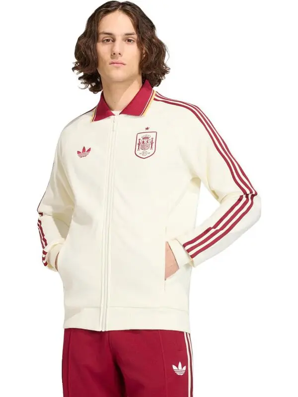 Adidas Spain Away Anthem Jacket - Off White