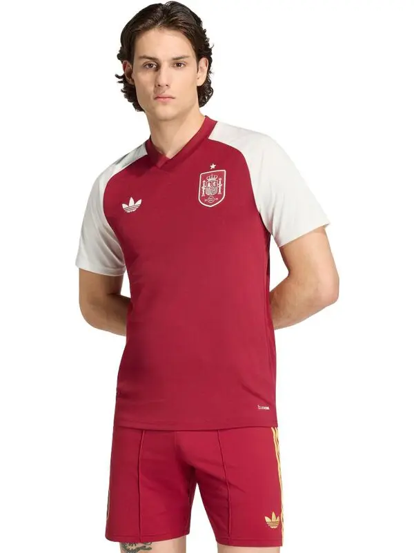 Adidas Spain 26 Away Pre Match Jersey - Team Coll Burgundy 2