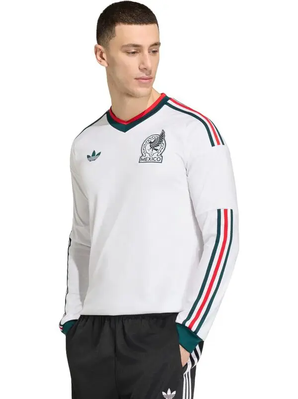 Adidas Mexico 26 Away Long Sleeve Jersey - White