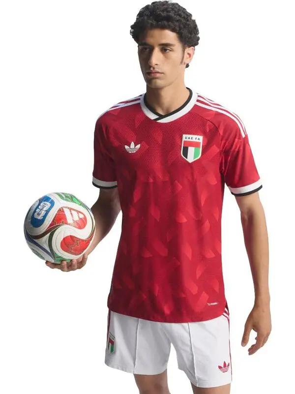Adidas United Arab Emirates 26 Away Authentic Jersey - Team Collegiate Red
