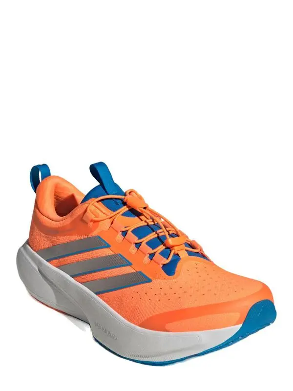 Adidas Supernova Rise 3 Adaptive Running Shoes - Lucid Orange / Silver Metallic / Bright Blue