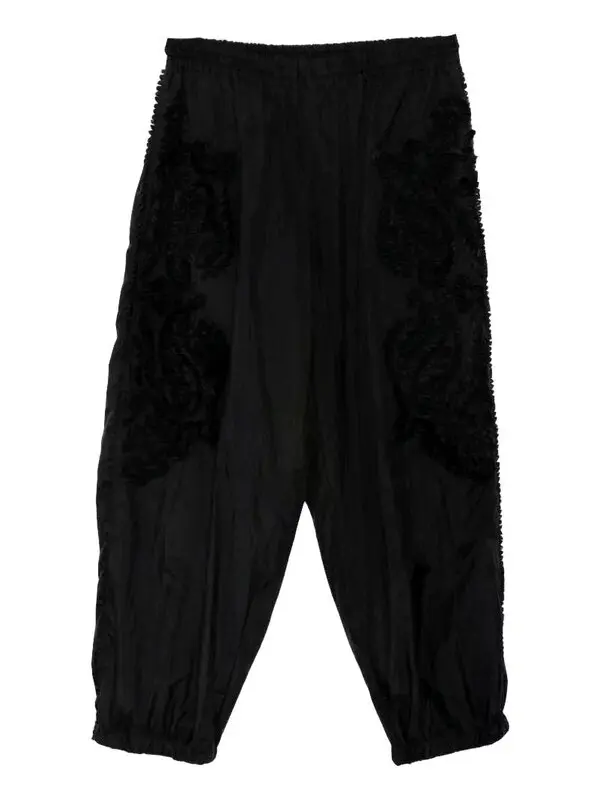 TAAKK Ruffled Trousers - Black
