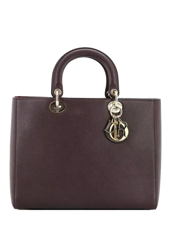Dior Lady Large Tote Bag - Red