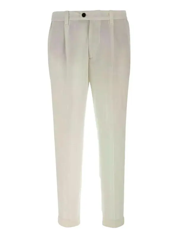 DEVORE INCIPIT Pleated Cuff Trousers - Neutrals
