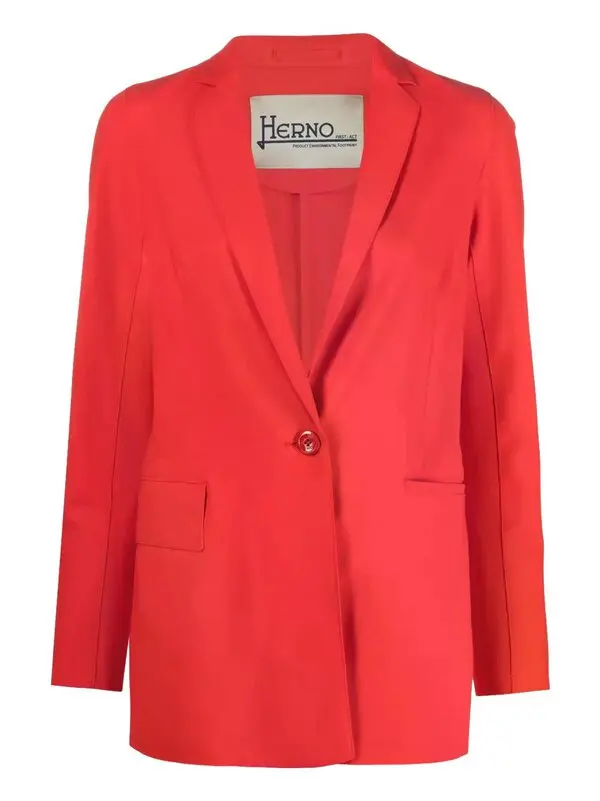 Herno Single-breasted Blazer - Red