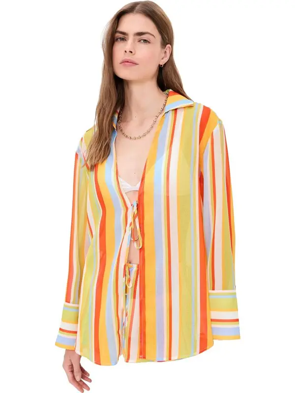 Solid & Striped The Jaclyn Tunic - St. Barths Stripe