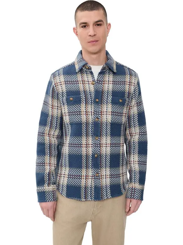 Taylor Stitch The Cutter Overshirt - Ocean Plaid