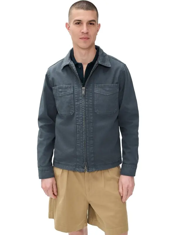 Taylor Stitch The Station Jacket - Dark Blue Broken Twill