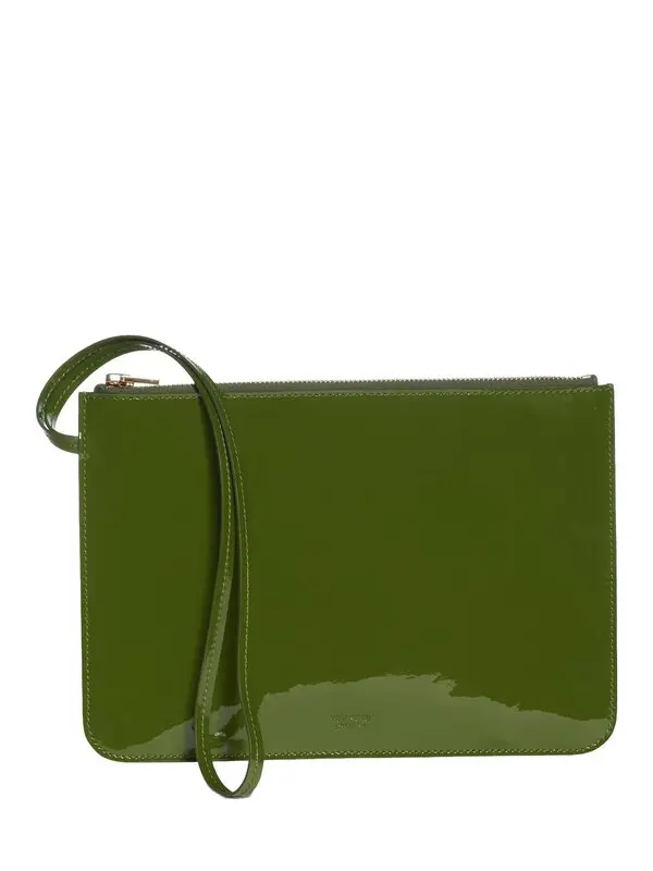 TOM FORD Patent Leather Wristlet - Chive